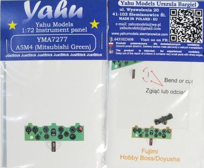 MITSUBISHI A6M4 ZERO PHOTOETCHED, 3D, COLORED INSTRUMENT PANEL #7277 1/ ...