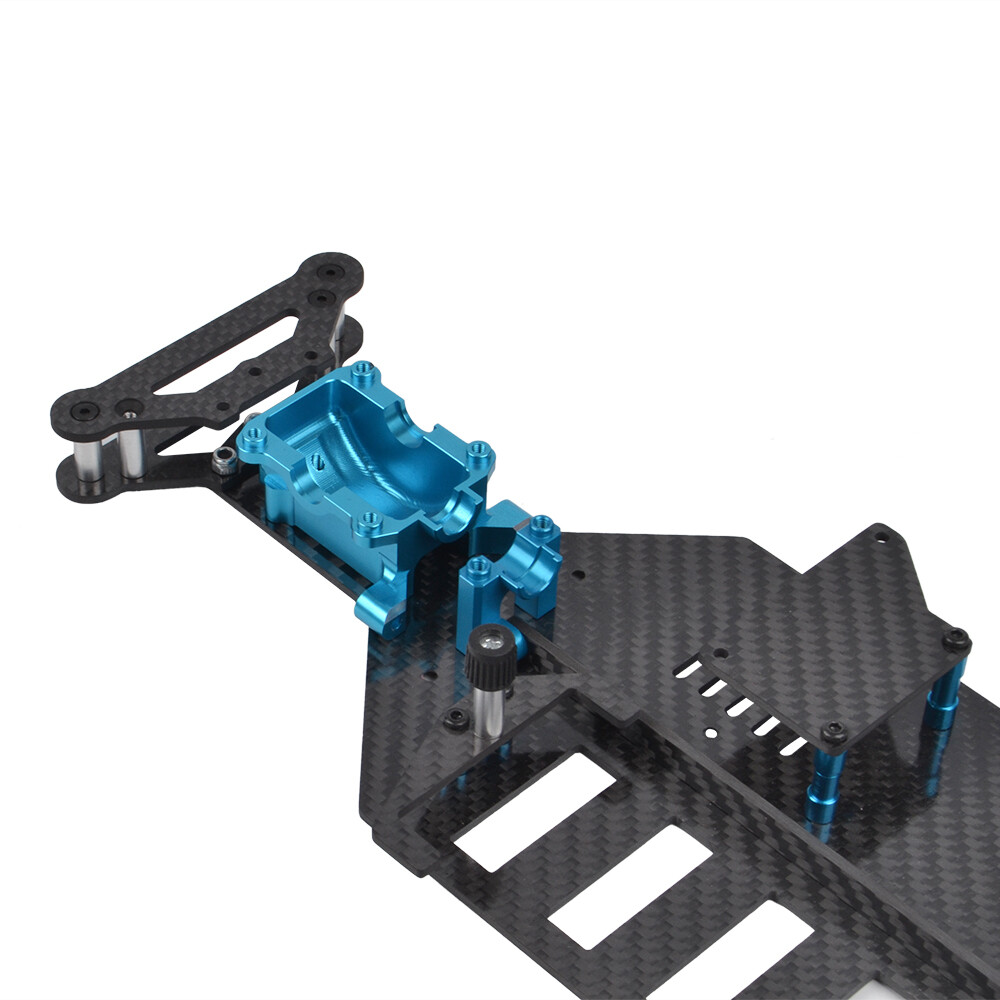 Carbon Lower Deck W/Diff Case for Tamiya TT02 TT02FT Chassis Upgrades ...