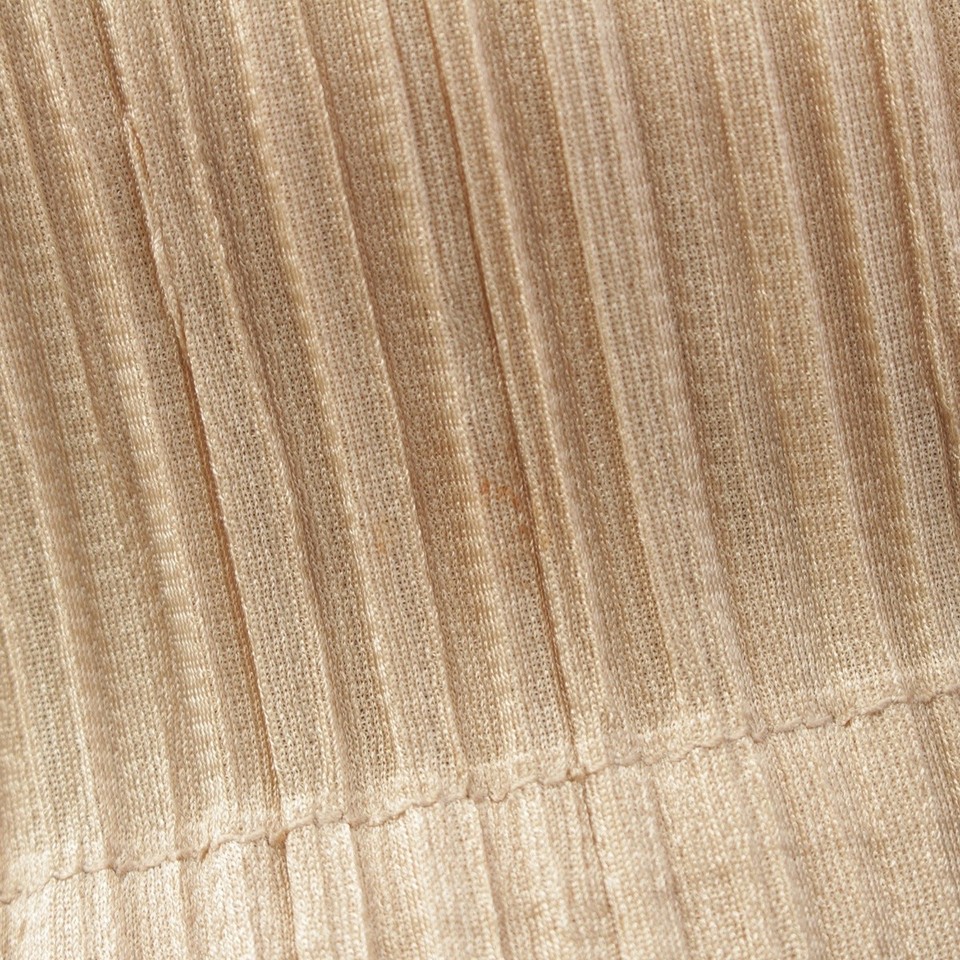 PLEATS PLEASE ISSEY Logo tab design trucker jacket with cargo pockets ...