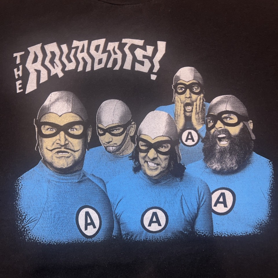 Aquabats Band Tour Concert Shirt Large Black Official Vintage 90’s Ska ...