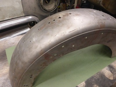 Knucklehead Panhead rear fender 1936 1937 1938 | eBay