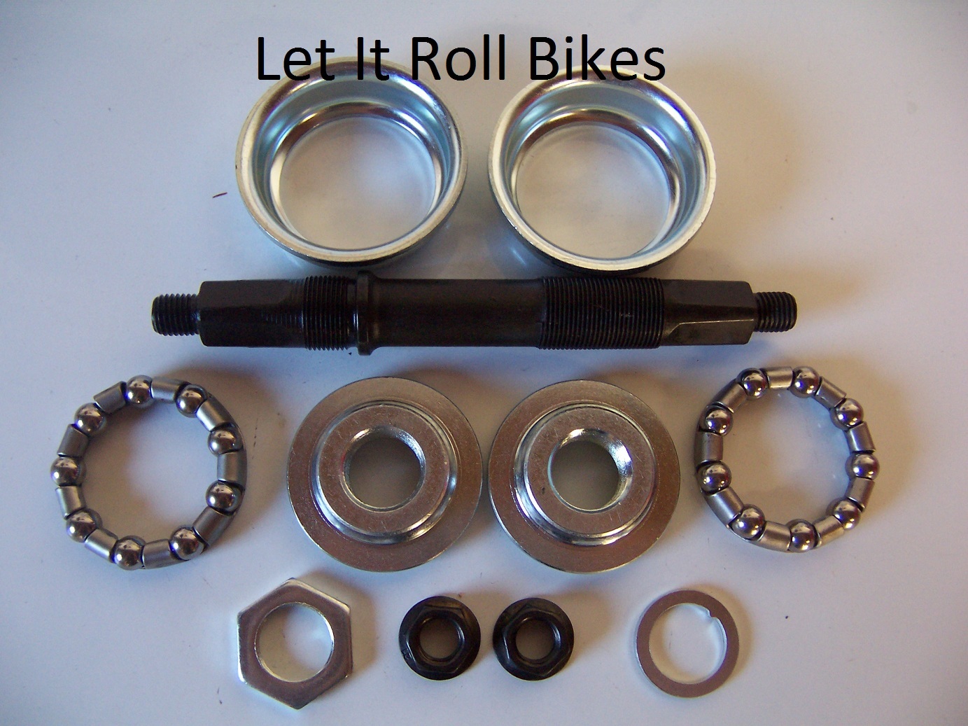 BICYCLE CRANK CONVERSION KIT 1PC TO 3PC CRANK 128MM CRUISER BMX BIKES ...