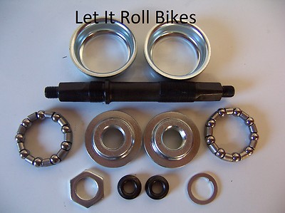 BICYCLE CRANK CONVERSION KIT 1PC TO 3PC CRANK 128MM CRUISER BMX BIKES ...