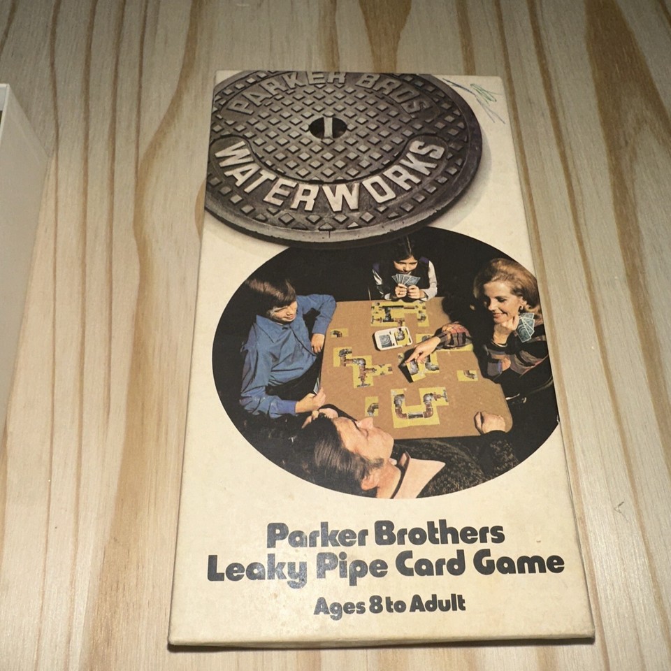 Vintage Water Works Card Board Game Parker Brothers 1976 | eBay