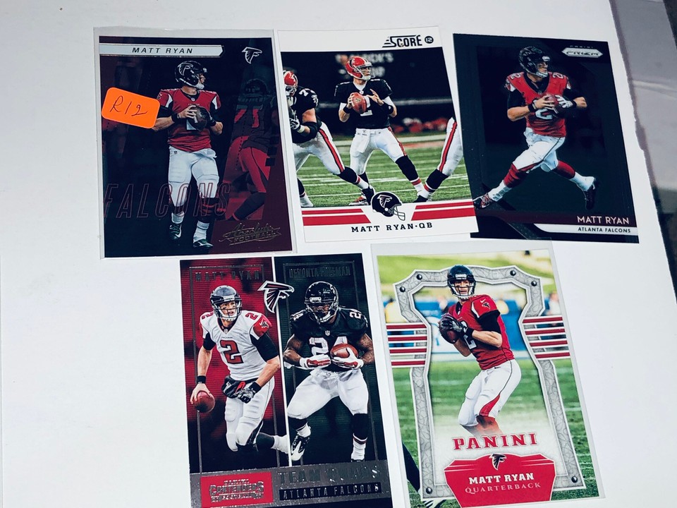 Matt Ryan Lot Of 5 Atlanta Falcons NFL Football Cards R12 | eBay