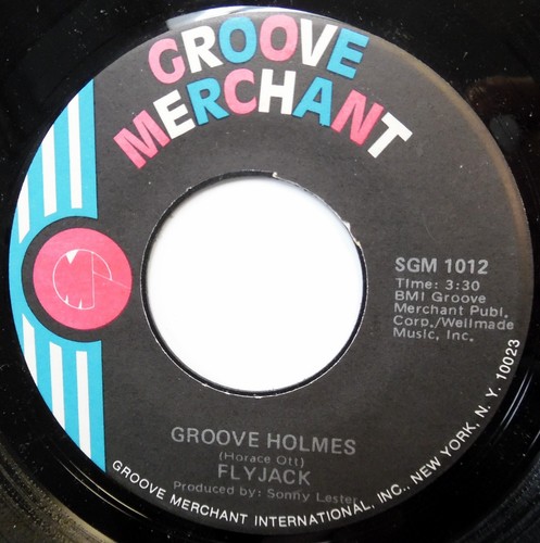 GROOVE HOLMES Flyjack / Night Glider 45 Jazz Funk groove MERCHANT Mint ...
