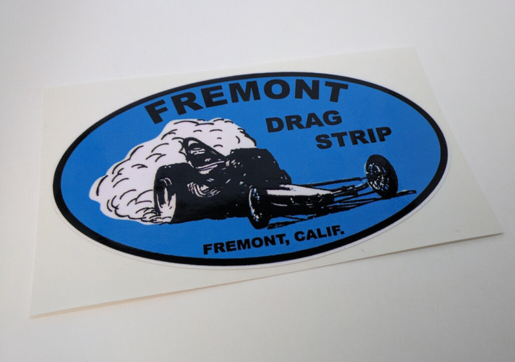 Fremont Drag Strip Vintage Style DECAL, Vinyl STICKER, racing, hot rod ...