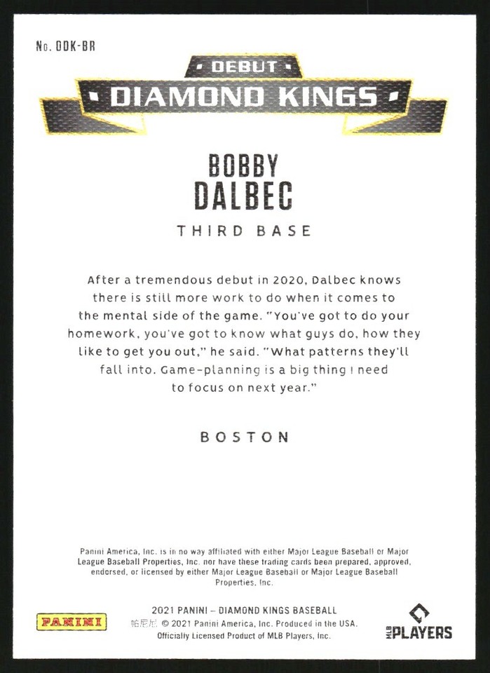 2021 Diamond Kings Debut Diamond Kings Artist Proof Blue #4 Bobby ...