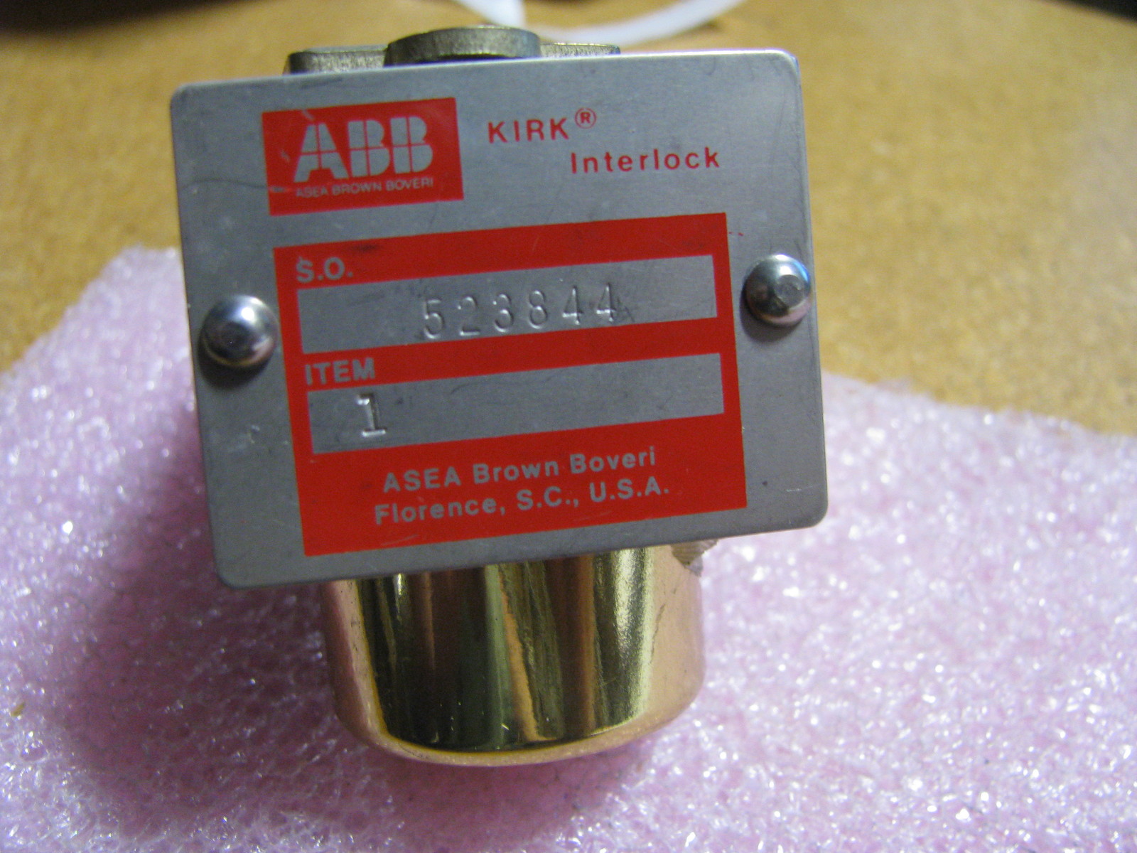 ABB / KIRK INTERLOCK KEYED # F0E-A1 NSN: 5945-01-193-7930 | eBay