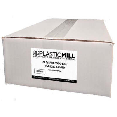 24 Quart Food Storage Bags: Clear, 1 MIL, 12x8x30, 460 Bags. | eBay