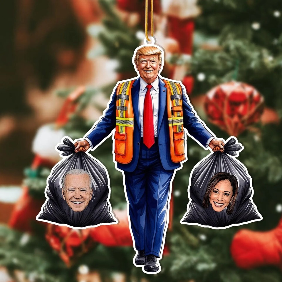 Donald Trump Ornament, President Trump Ornament Gift, Funny Christmas ...