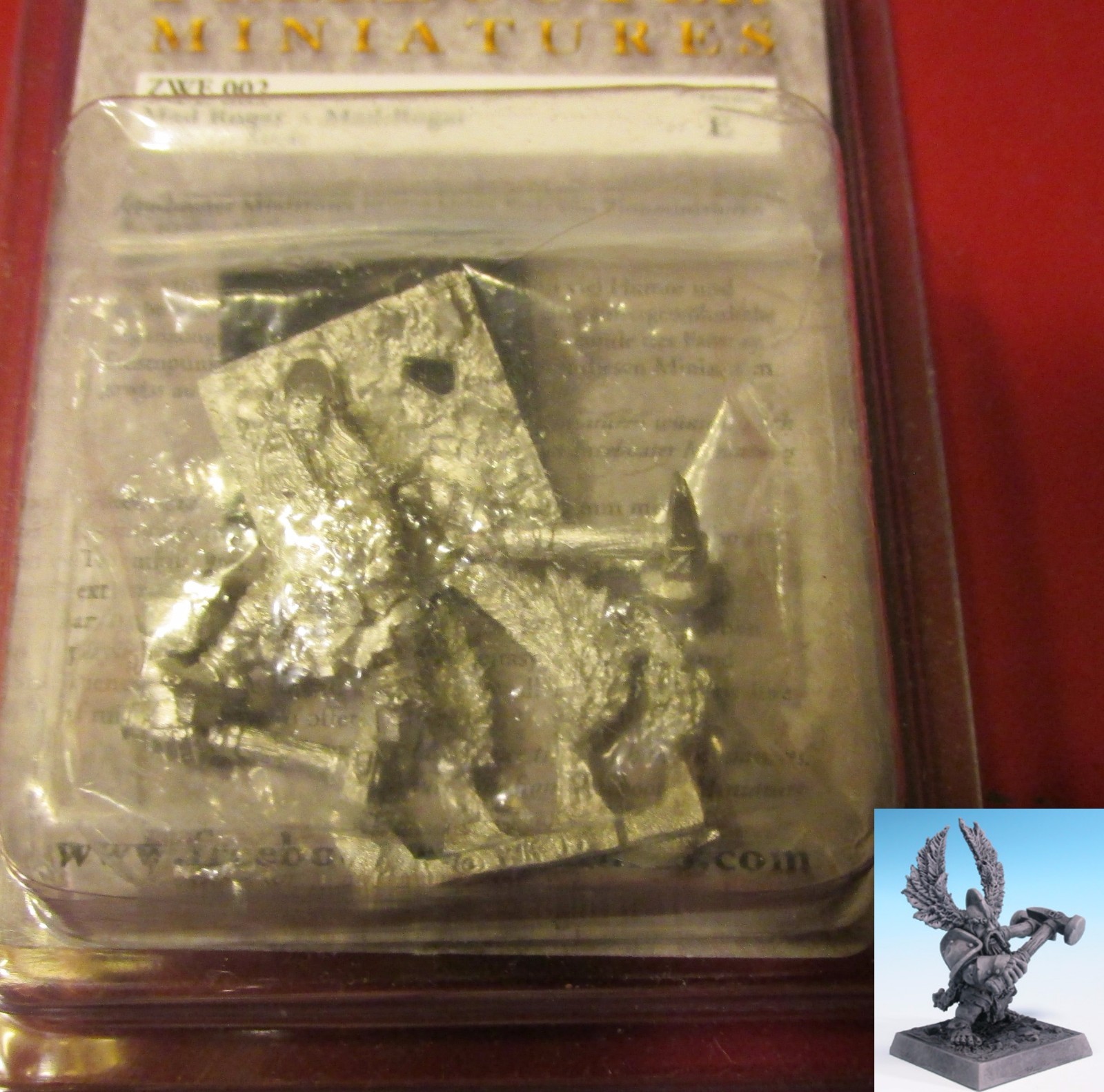 Freebooter ZWE002 Mad Rogat (1) Miniature Dwarf Warrior Adventurer ...