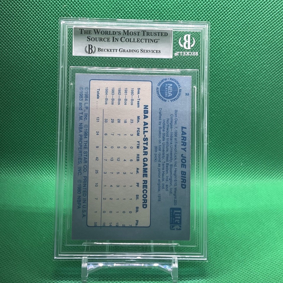 1985 Star Lite All Stars #2 Larry Bird BGS 7.5 | eBay
