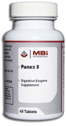 MBi Nutraceuticals Panex-8 Pancreatin 8X 60 capsules exp 08/27 | eBay