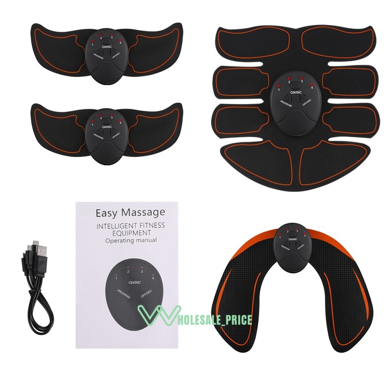 EMS USB Hips Abdominal Muscle Core Toning Trainer Stimulator Flex Toner Tactical | eBay