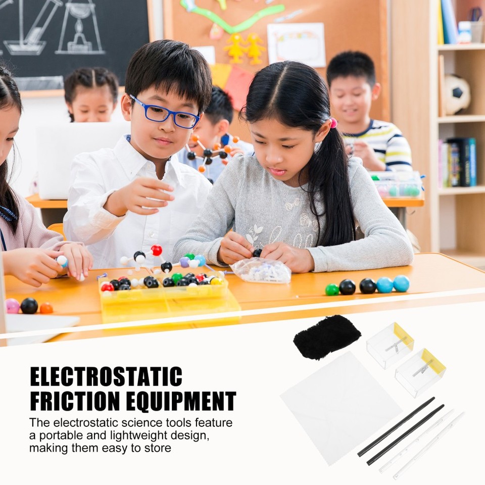 Electrostatic Friction Equipment Experiment Device Electrification Toys ...