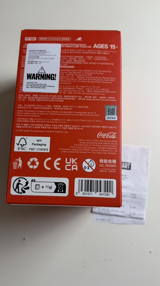 Authentic Pop Mart Labubu The Monsters x Coca-Cola Series Blind Box ...