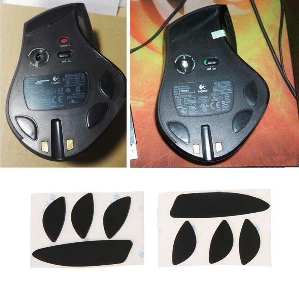2Pcs High Smooth PTFE Mouse Skates for Logitech MX Revolution Mouse | eBay