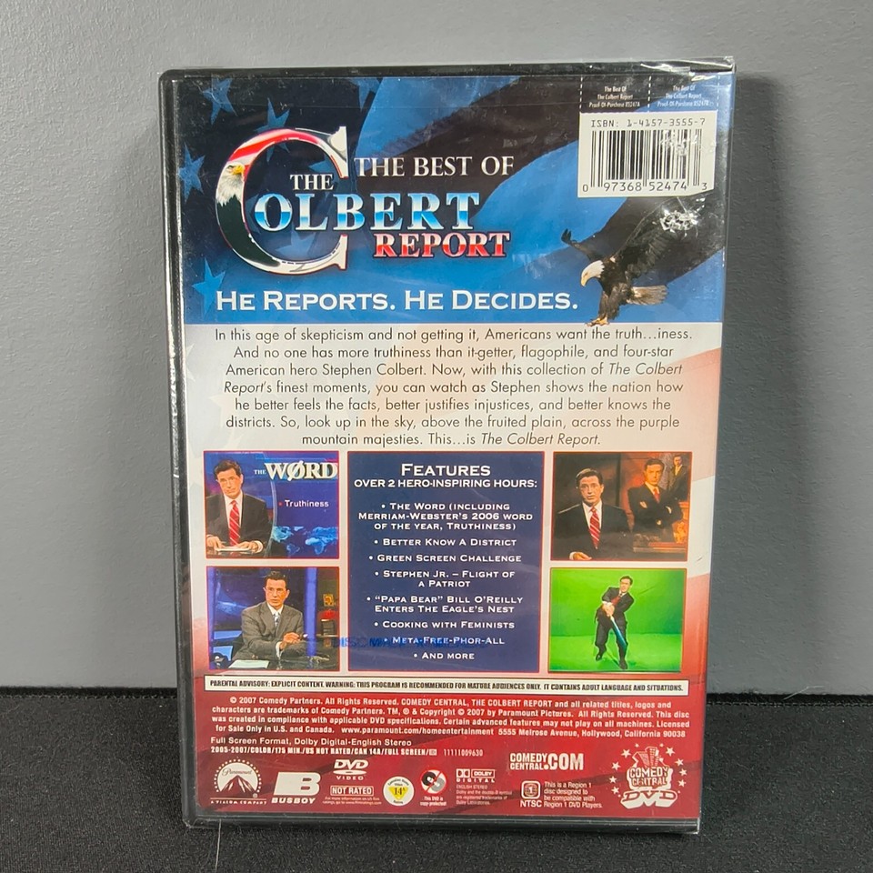 The Best Of The Colbert Report DVD Comedy Central Stephen Colbert New ...