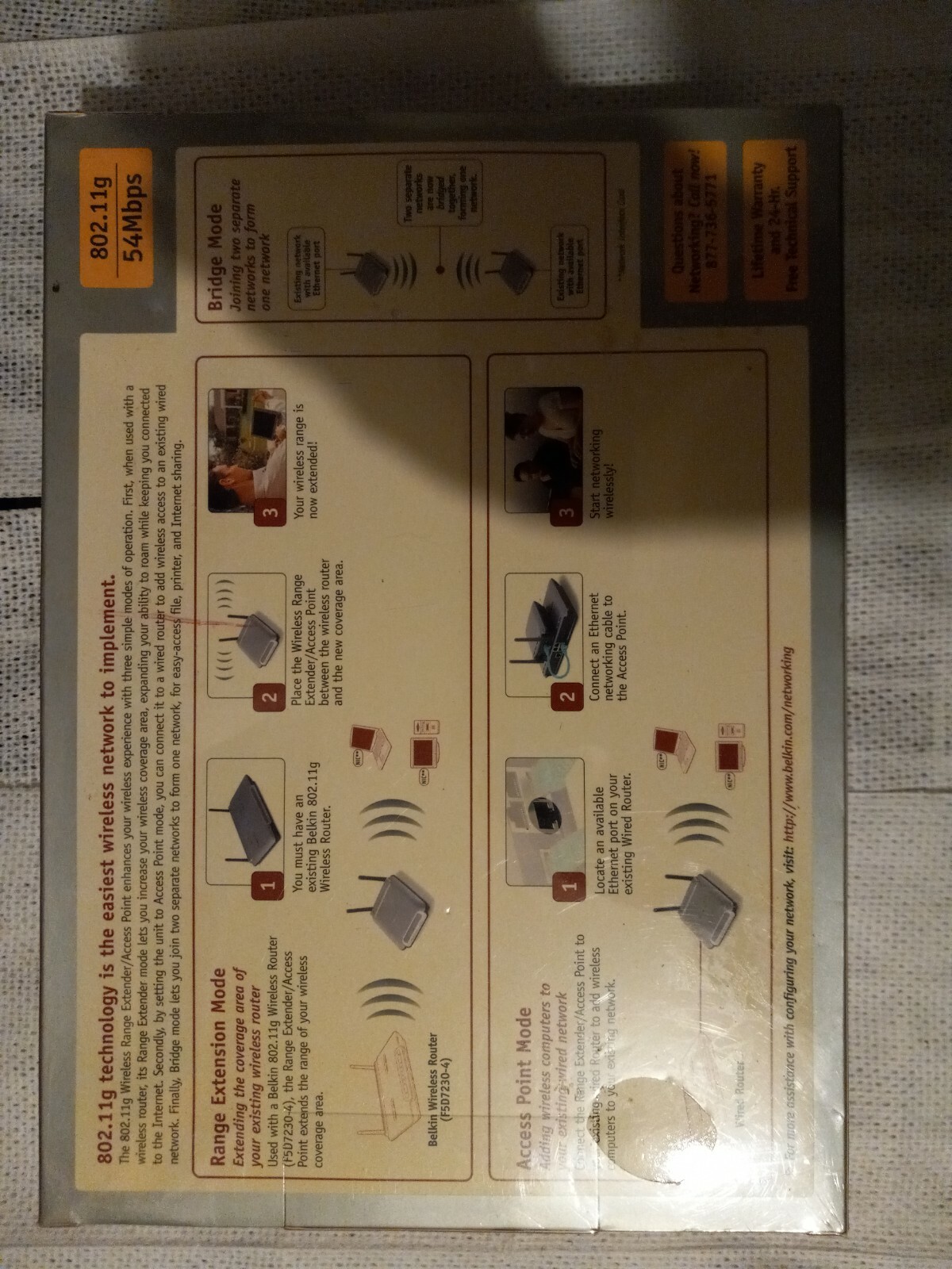 Belkin F5D7130 (F5D7130FR) 802.11b/g Wireless Access Point for sale ...