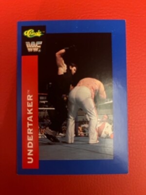 Undertaker Rookie 1991 classic mint condition rare WWF WWE Trading Card ...