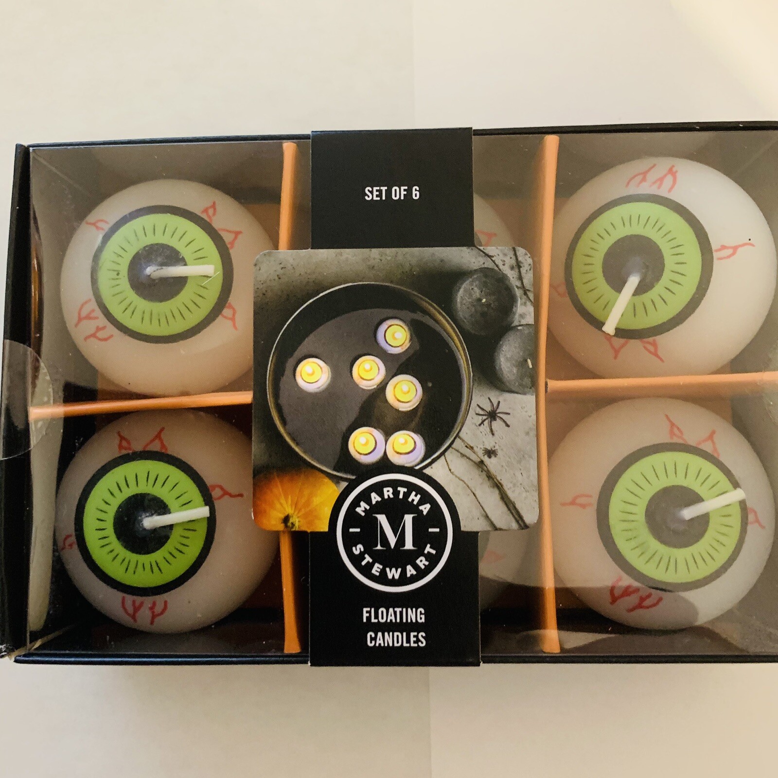 New Martha Stewart Halloween Floating Eyeball Candles Set Of 6 New In ...