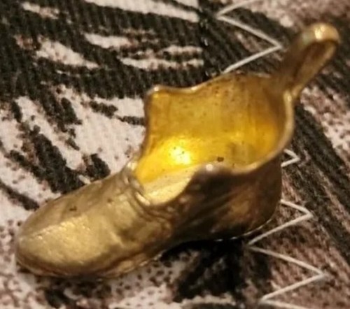 Monopoly Deluxe Edition Leather Shoe Replacement Gold Pewter Game Piece ...