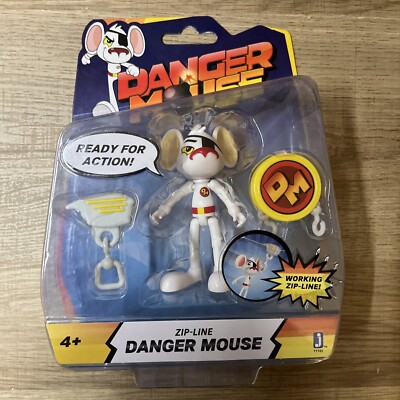 Danger Mouse Zip-Line Action Figure Fremantle Media Jazwares NEW MOC | eBay
