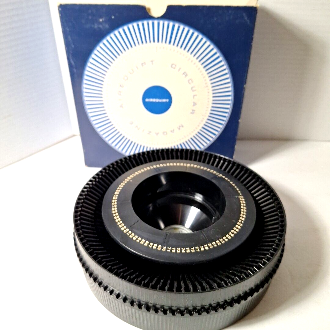 Airequipt Circular Magazine 100 Slot Slide Tray Vintage For 2x2 Slides ...