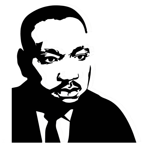 Martin Luther King Jr Stencil