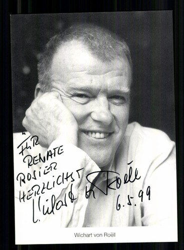 Wichart von Roell Autogrammkarte Original Signiert # BC 231843 | eBay.de