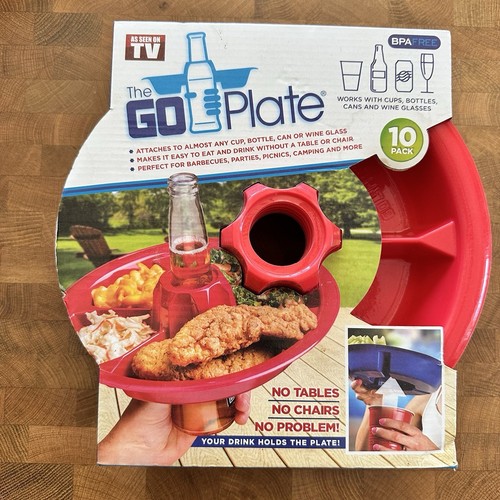NEW- THE GO Plate ~ 4 COMPARTMENTS - 10 PACK | eBay