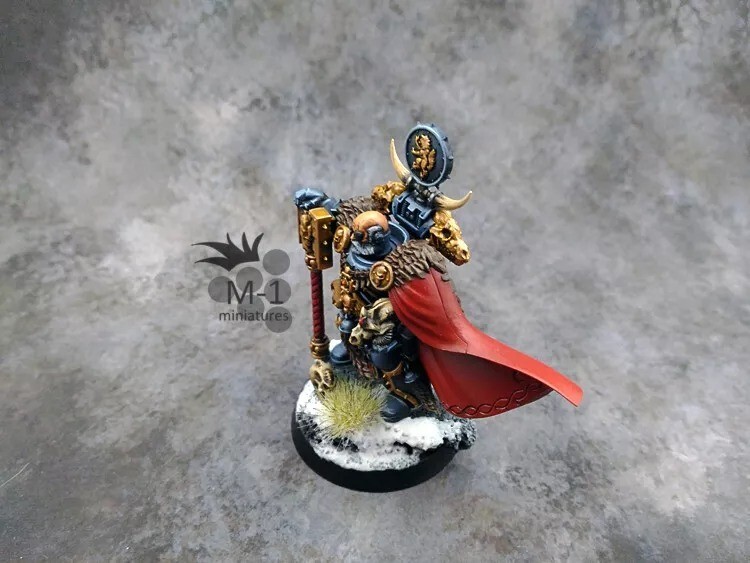 Warhammer 40k Primaris Marines Space Wolves Ulrik The Slayer M1 painted ...