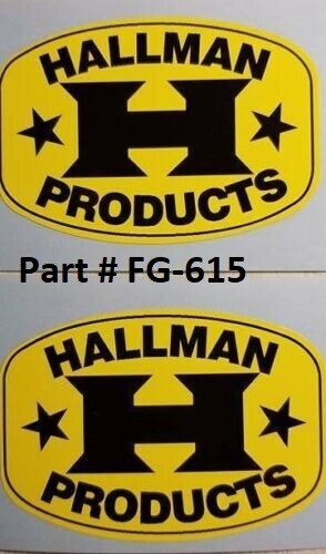 2! Vintage Motocross Hallman Sticker Kit CR RM TM YZ Honda AHRMA 125 ...