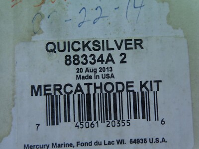 Mercury Mercathode Parts *NEW* | eBay
