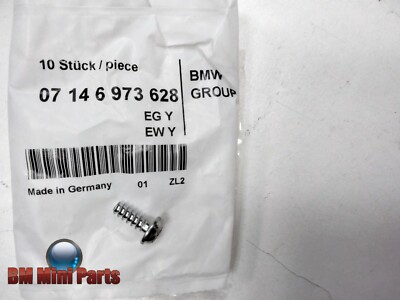 BMW Fillister Head Self-Tapping Screw, L=14mm 07146973628 SOLD ...