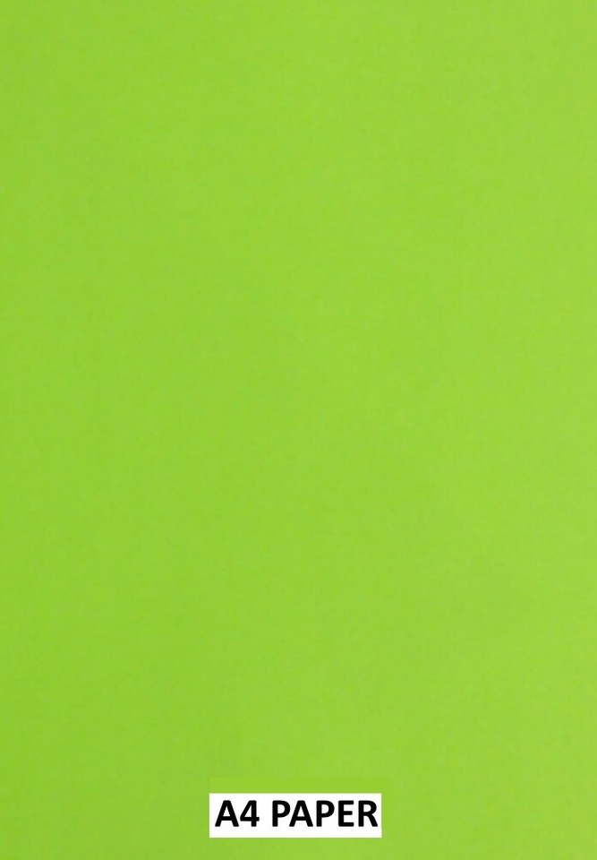 A4 Coloured Paper OR Card Arts & Craft Sheets Ream - 80gsm 160gsm ...