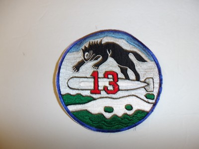 b2068 WW2 US Navy PT patch Patrol Motor Torpedo Boat Squadron Ron 13 ...