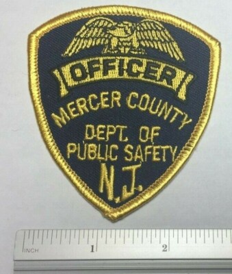 Vintage New Jersey Mercer County Dept of Public Safety Officer ...