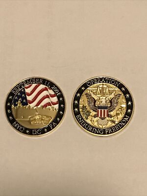 911 World Trade Center Commemorative Coin Operation Enduring Freedom | eBay