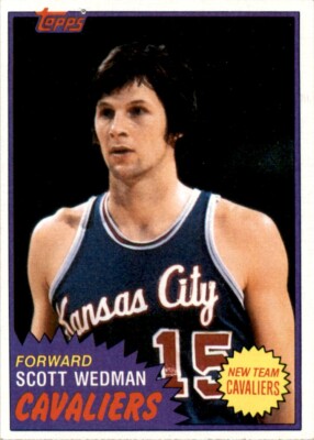 1981-82 Topps Basketball Scott Wedman (G) Cleveland Cavaliers #19 | eBay