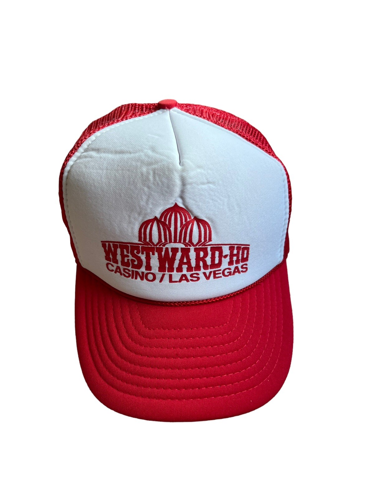 Vintage Las Vegas Westward-Ho Red & White Trucker Hat Cap Nissun | eBay