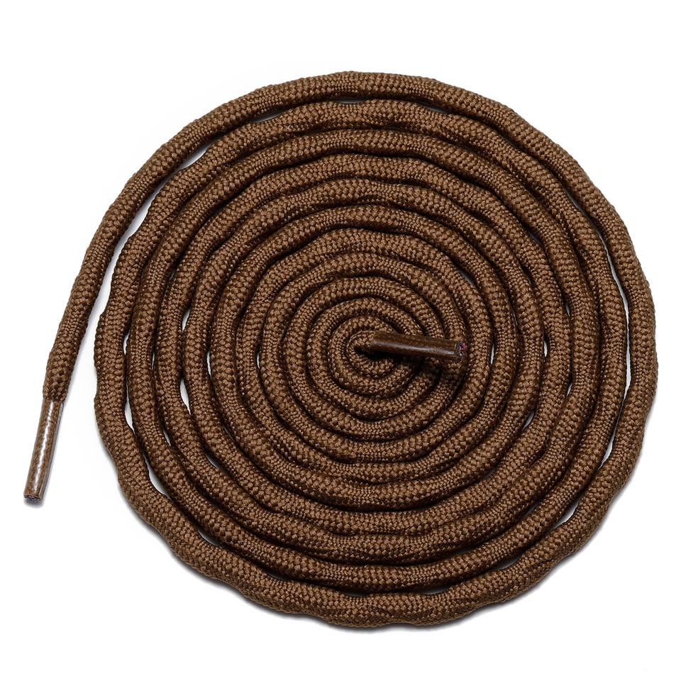 1 Pair Round Wave Shape Non Slip Heavy Duty Hiking Work Boot Shoe Laces ...