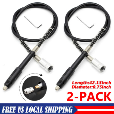 42" Extension Flexible Rotary Drill Tool Drive Flex Shaft Attachment ...
