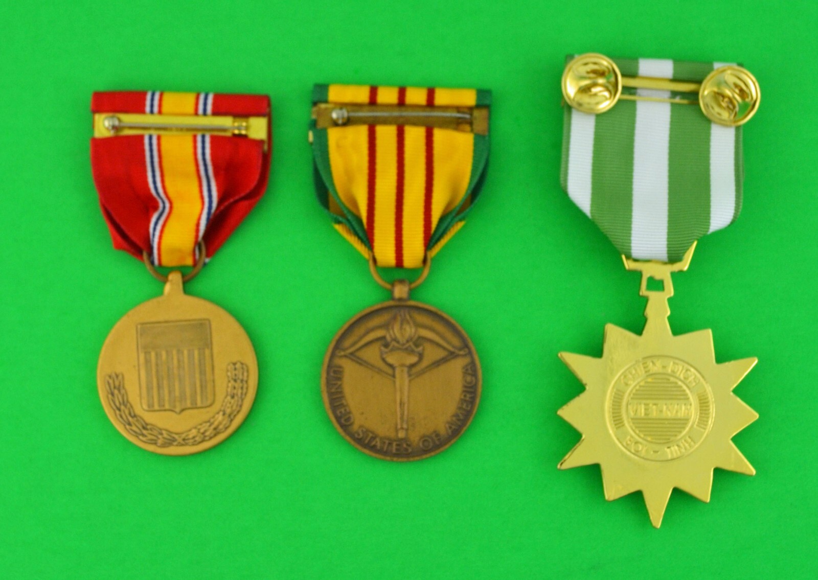 VIETNAM WAR U.S. SERVICE MEDALS US ARMY NAVY AIR FORCE MARINES 3 full ...