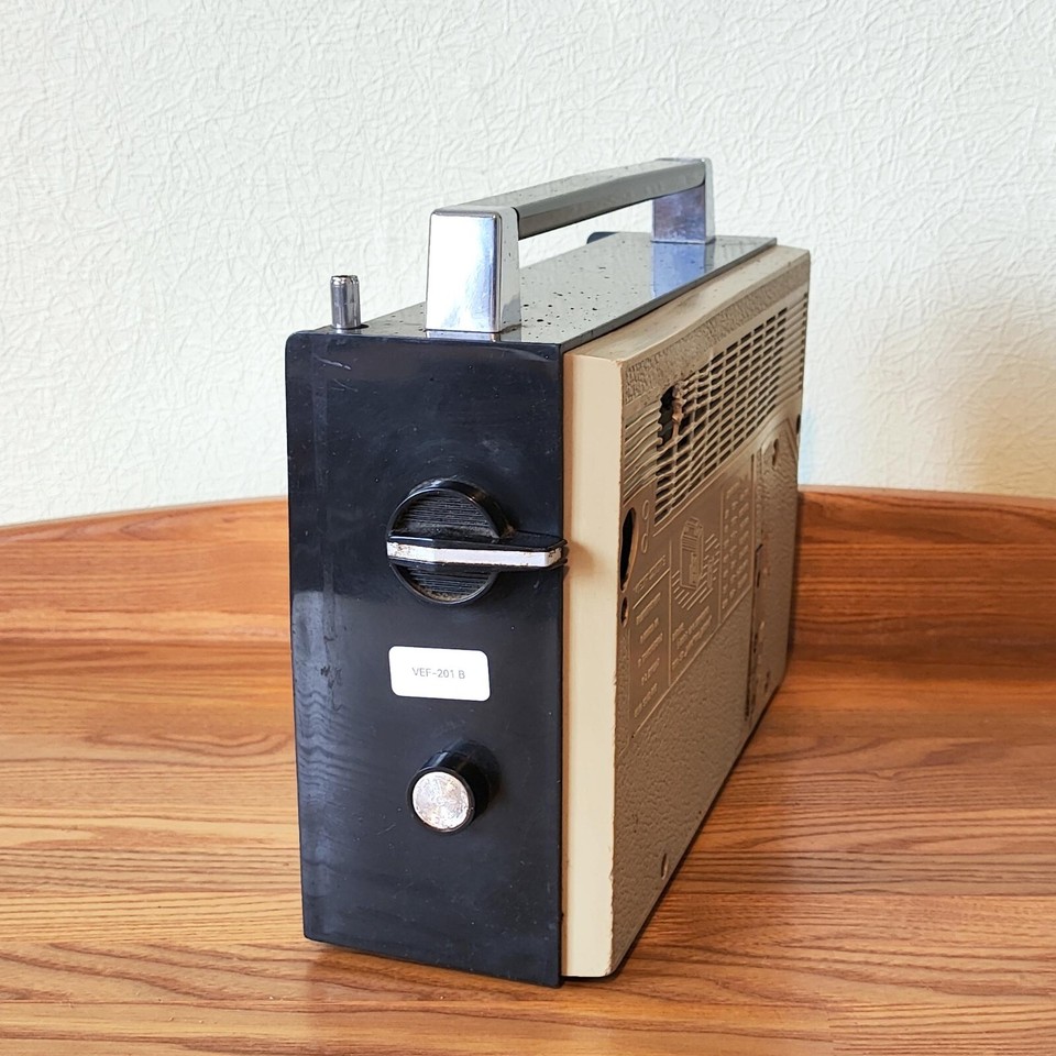 VEF-201 B Vintage 1969 Soviet Latvian Russian Radio Receiver USSR ВЭФ ...
