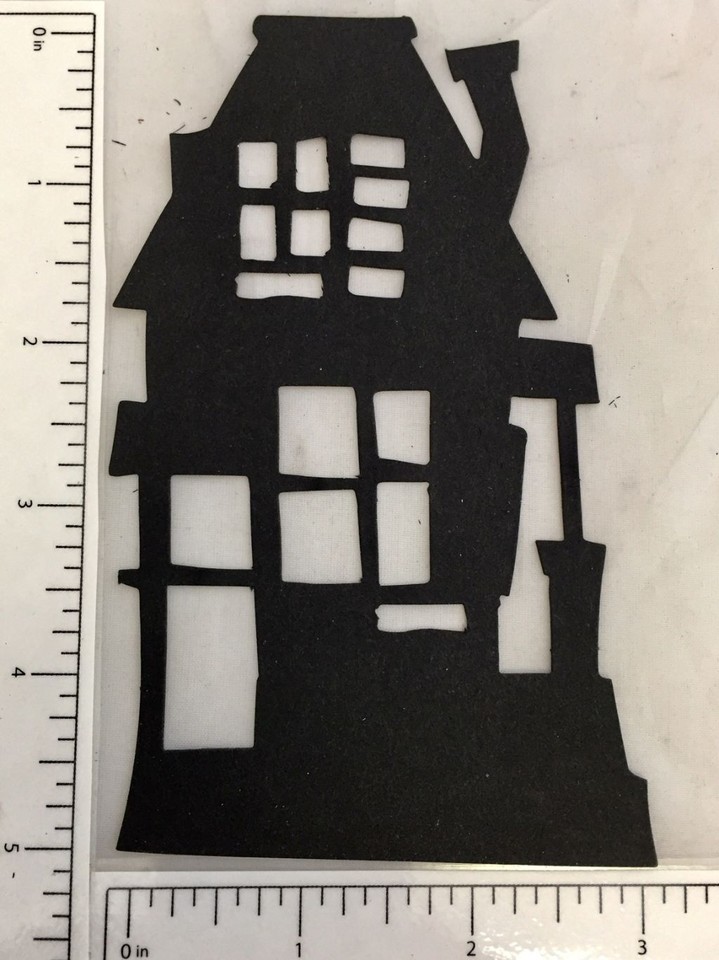 Tim Holtz Halloween Die Cuts * Rickety House* 6 Sets * Black or Kraft ...