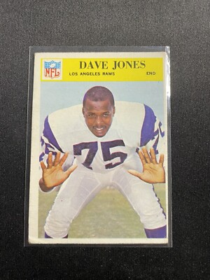 1966 Philadelphia Football Card Dave "Deacon" Jones Los Angeles Rams ...