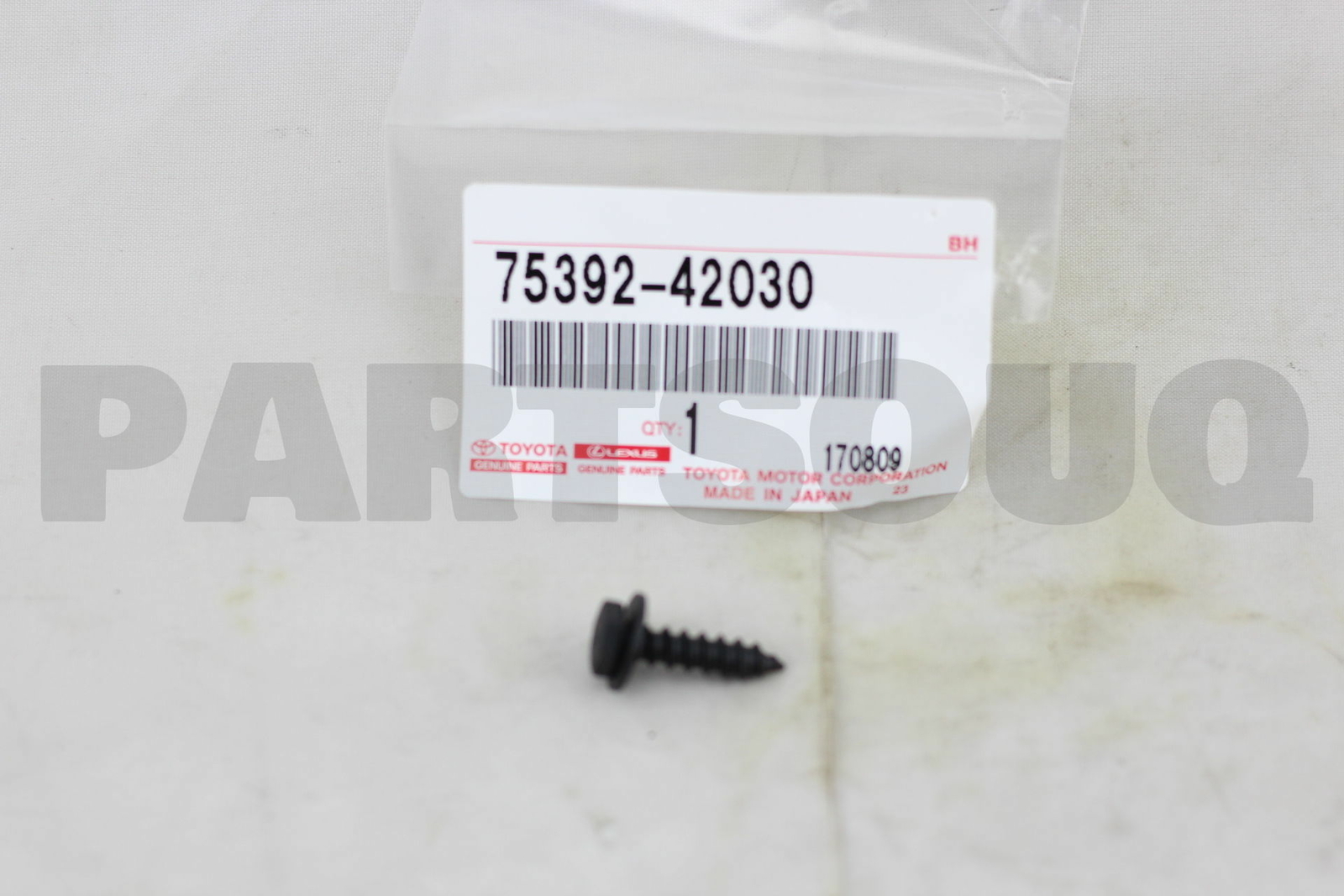 7539242030 Genuine Toyota BOLT, BUMPER PAD, NO.2 75392-42030 | eBay