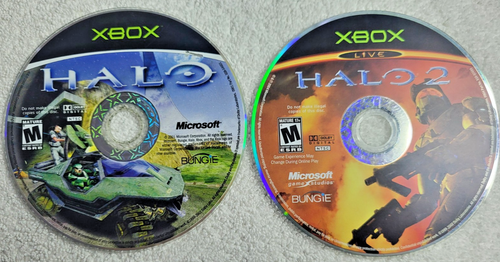 Halo 1 & 2 Microsoft Original Xbox Disc Only Lot Tested | eBay